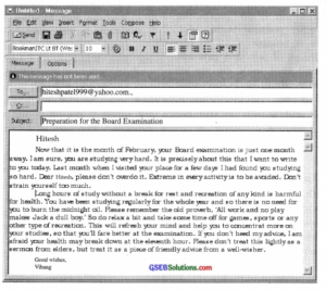 GSEB Class 11 English E-mail Writing – GSEB Solutions