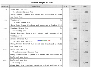 GSEB Solutions Class 11 Accounts Part 1 Chapter 8 Journal Proper – GSEB Solutions