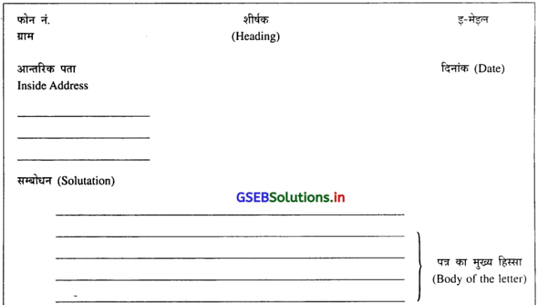 GSEB Solutions Class 11 Commercial Correspondence Chapter 4 वाणिज्यिक ...