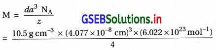 GSEB Solutions Class 12 Chemistry Chapter 1 ઘન અવસ્થા – GSEB Solutions